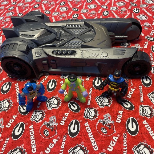 15” Batman Batmobile Car Toy TM DC Comics 67810 with figures Ridler | eBay