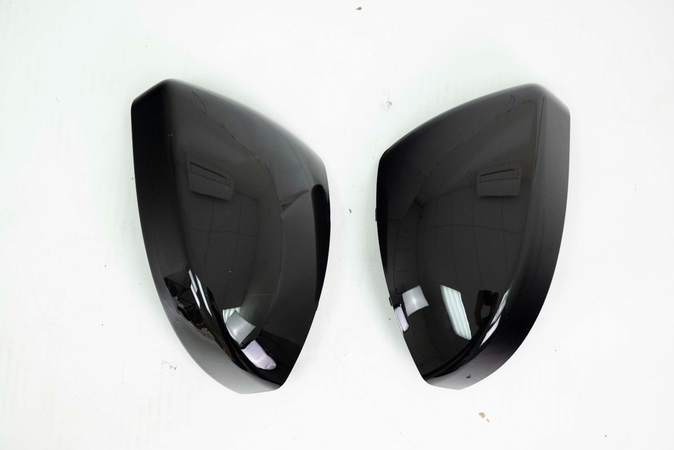 GLOSS BLACK WING MIRROR COVER CAP FOR RANGE ROVER EVOQUE DISCOVERY ...
