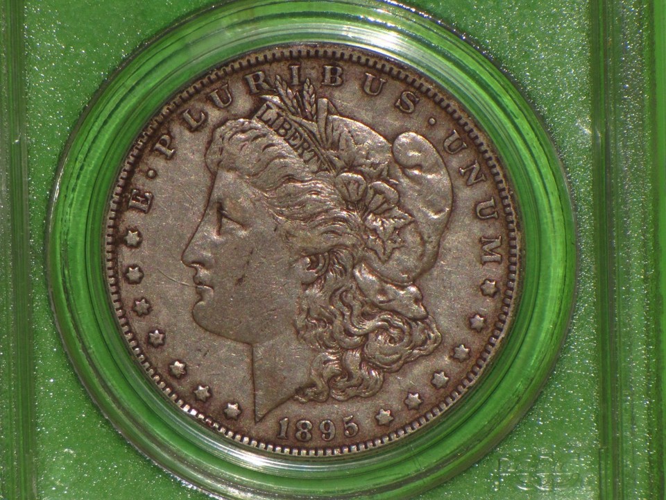 1895 O Morgan Silver Dollar $1 COIN - PCGS VF30 - NATURAL COLOR AND ...