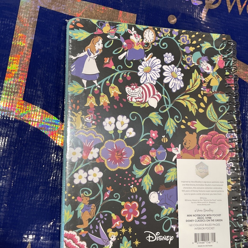 2024 Disney Parks 100 Vera Bradley 6” x 8” Notebook New 🔥💥 | eBay