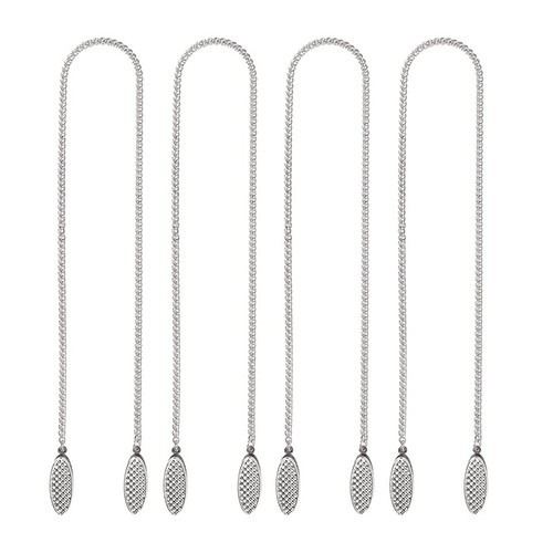 4 Pcs Napkin Chain Napkin Holder Napkin Clips Chain Flexible Lanyard ...