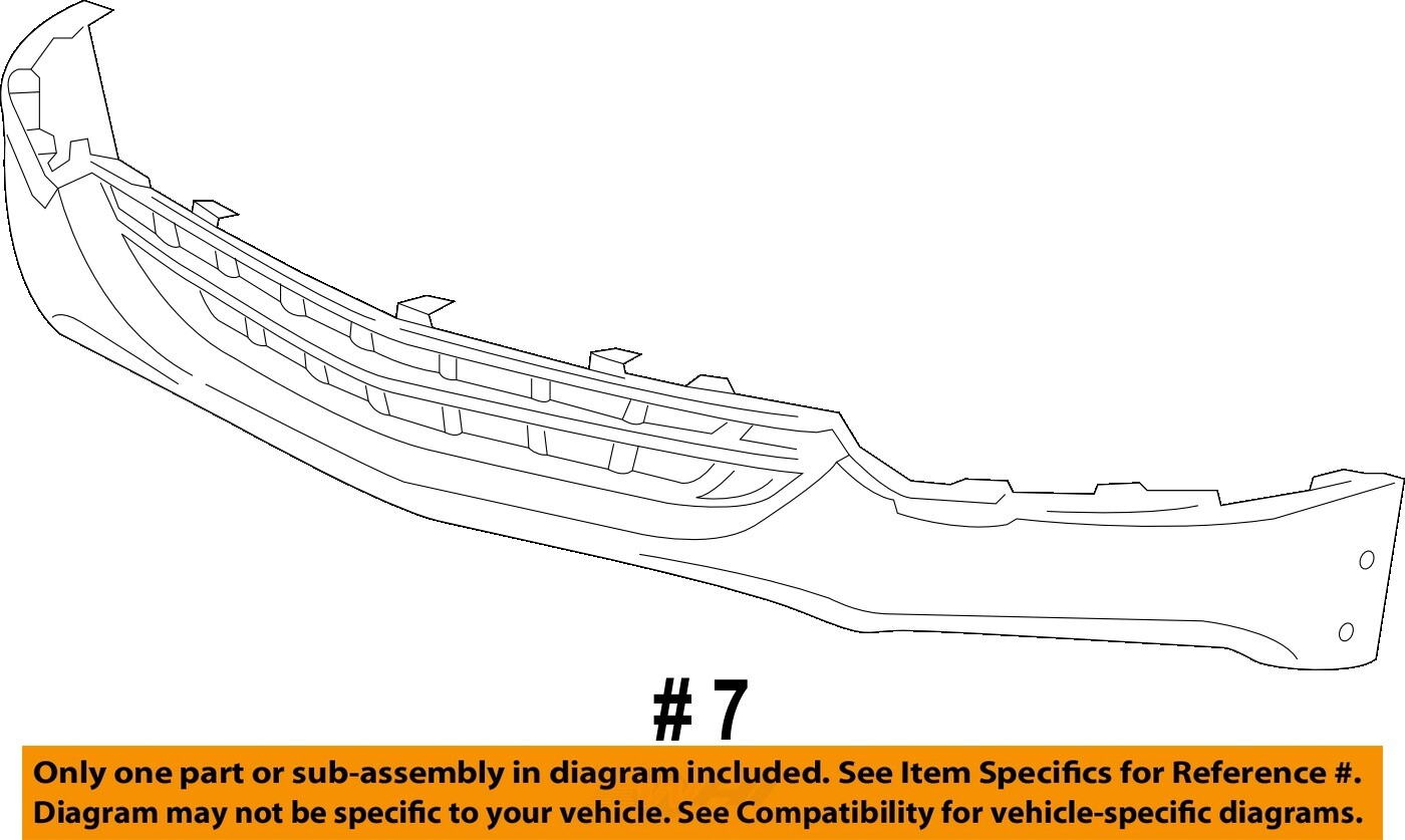 Chevrolet GM OEM 2018 Equinox Front Bumper Grille-Lower Cover 84150755 ...