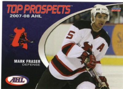 Mark Fraser 2007-08 AHL Top Prospects Lowell Devils | eBay
