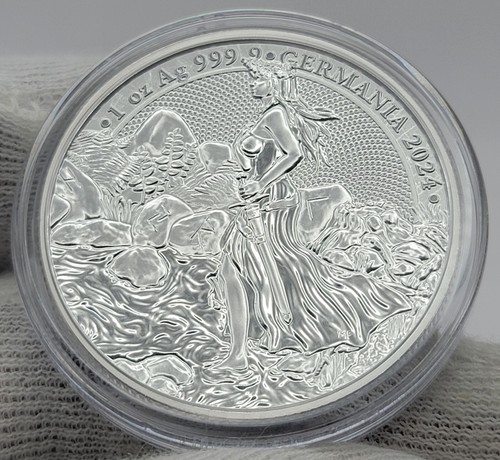 2024 Germania Lady Germania 1 oz .9999 Fine Silver Coin & COA | eBay