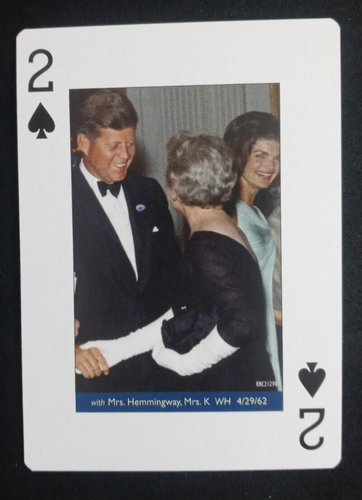 2004 JFK John F Kennedy Playing Card 2 Spades | eBay