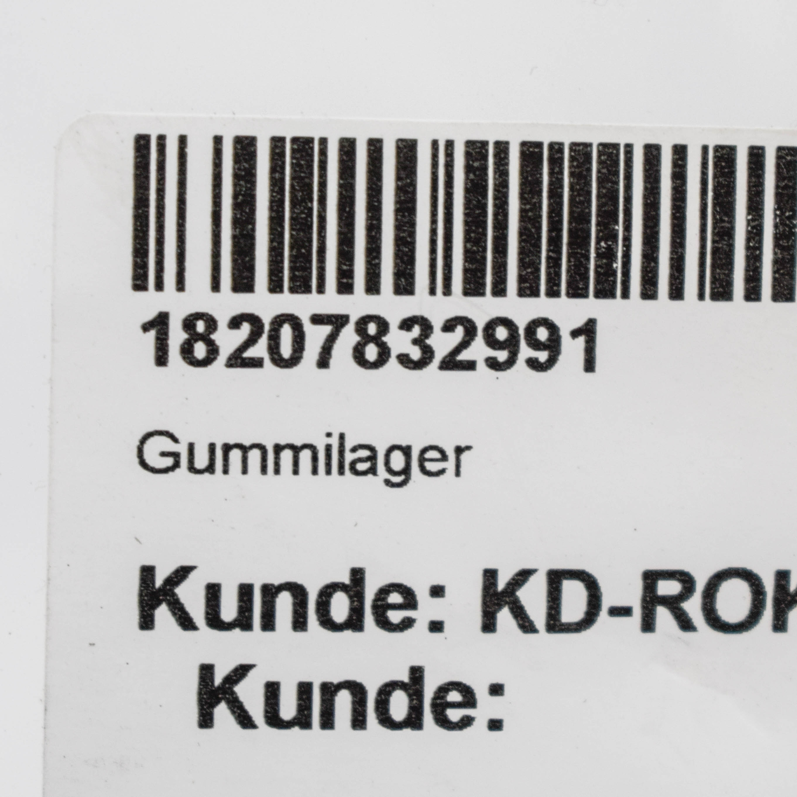 Genuine BMW Center Exhaust Hanger - Priced Each 18207832991 for sale ...