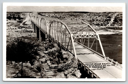 Del Rio Texas~Devil's River Multi Span Truss Bridge~Highway 90 ...