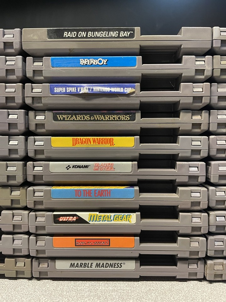 SINGLE Nintendo NES Video Games Pick a Title ***CLEANED,TESTED ...