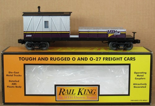 MTH Railking 30-7939 MTH Railroad Club Crane Tender (Work Caboose) O ...