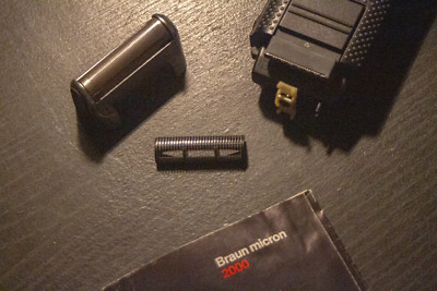 Braun Micron 2000 Cord Shaver 1980 COMPLETE WITH PAPER CASE | eBay