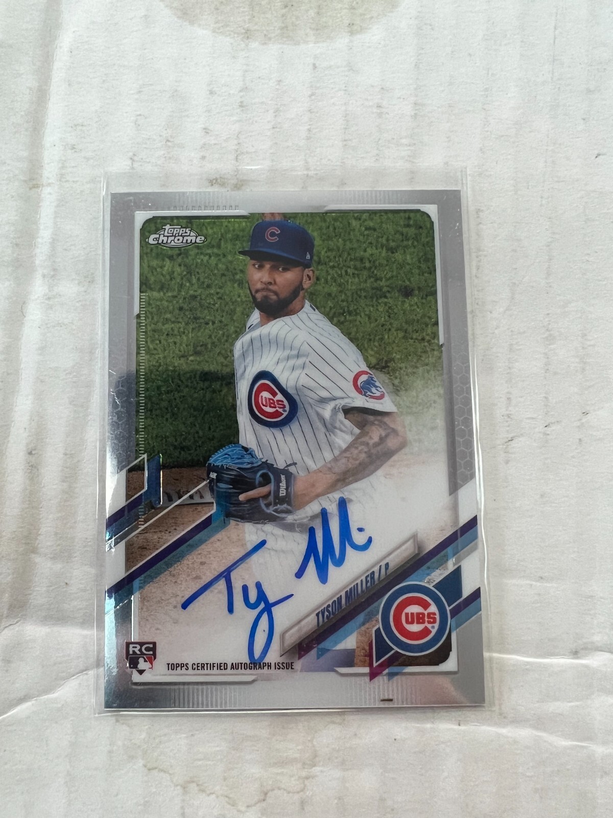 Tyson Miller 2021 Topps Chrome Rookie Autograph Base #RA-TMI NrMt | eBay