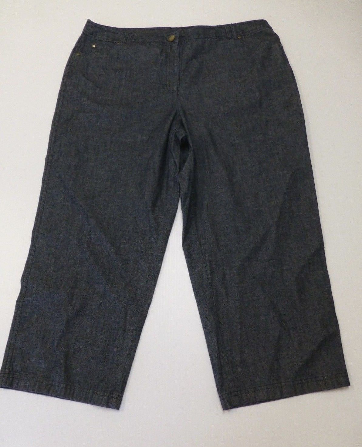 Classic Elements Jeans Womens Size 18 Blue Capri Jeans New | eBay