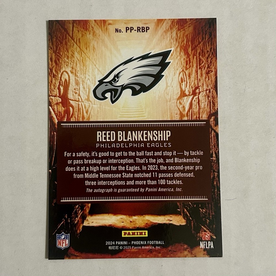 2024 Panini Phoenix Reed Blankenship Phoenician Penmanship #PP-RBP AUTO ...