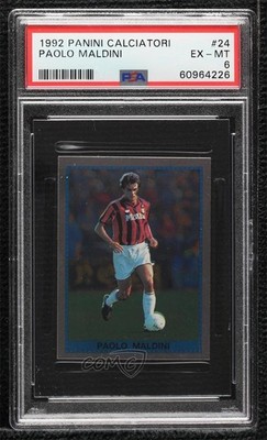 1992-93 Panini Calciatori Stickers Paolo Maldini #24 PSA 6 | eBay
