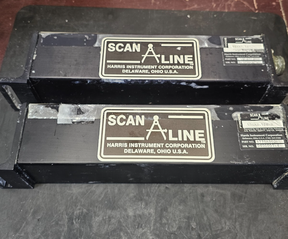 2PC HARRIS INSTRUMENT SCAN A LINE 10XAS-10E-B SENSOR | eBay