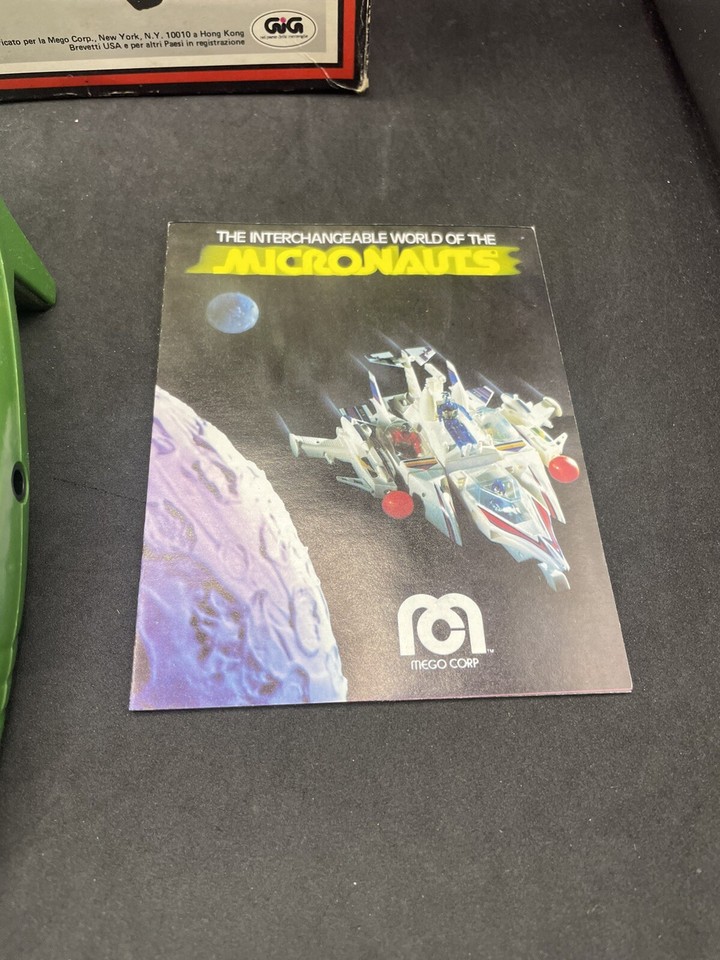 Super Rare SHARKOS MIB Micronauts Mego GIG 100% Complete & Unused ...
