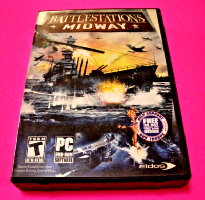 BATTLESTATIONS: MIDWAY - PC GAME DVD-ROM - 2006 - MANUAL INCLUDED - VG ...