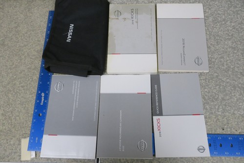 Nissan Kicks Owners Manual 2018 Navigation Book Set 18 Free Shipping ...