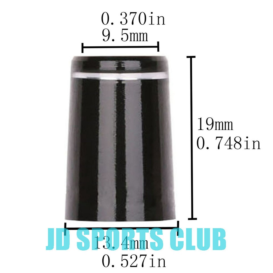 Custom Black .370 Golf Ferrules For Taper Tip Iron Wedge Fit Taylormade ...