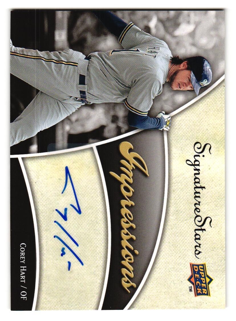 2009 Upper Deck Signature Stars #IMP-CH Corey Hart Impressions ...