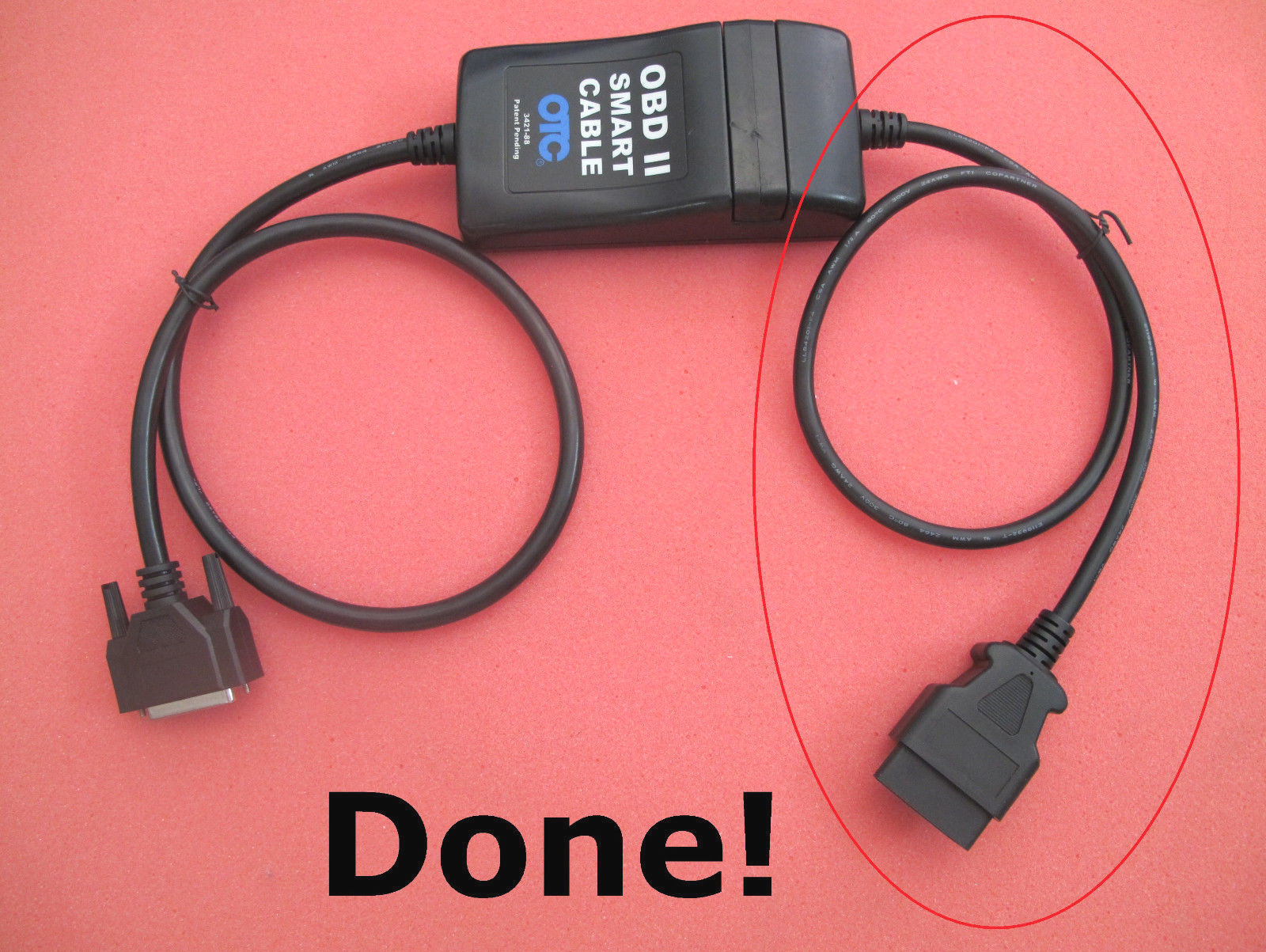 OBDII Cable Replacement for OTC 3421-88 Smart Cable Genisys EVO Matco ...