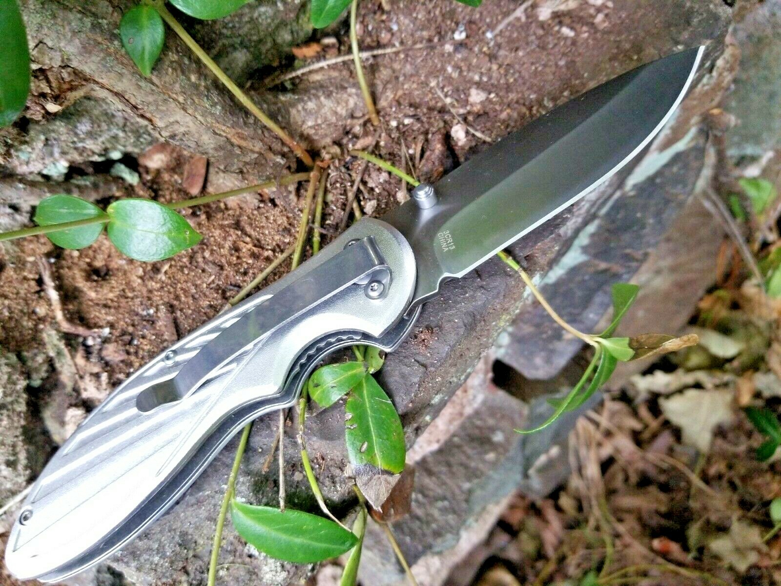 Pink / Silver Women's Spring Assisted Pocket Knife Girls Ladies EDC ...