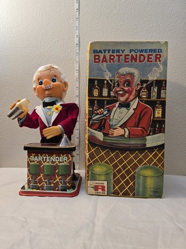 Vintage Rosko Battery Powered Bartender Original Box - Tested, Works ...