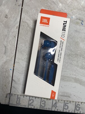 JBL TUNE 110 - BLUE - In-Ear Stereo Headphones - 3.5 Jack Stereo | eBay