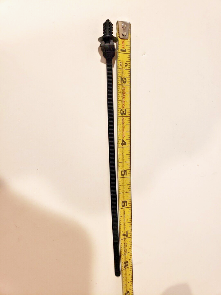 15 qty AVERY DENNISON CABLE TIES ZIP WITH FIR TREE 8.3 PUSH MOUNT NYLON ...