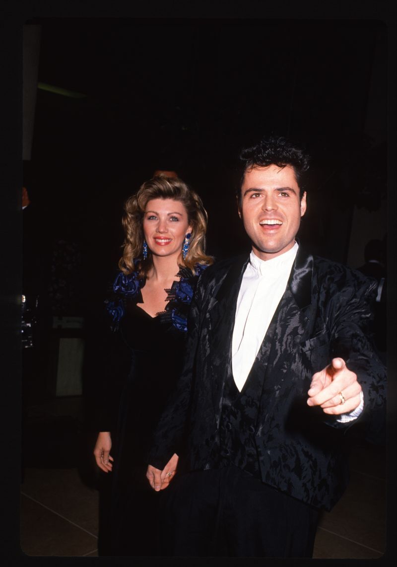 1990 DONNY OSMOND & DEBBIE Original 35mm Slide Transparency OSMOND ...