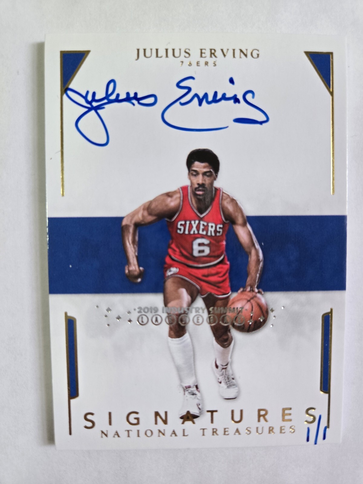 2015/16 National Treasures signatures Julius Erving auto 1/1 | eBay