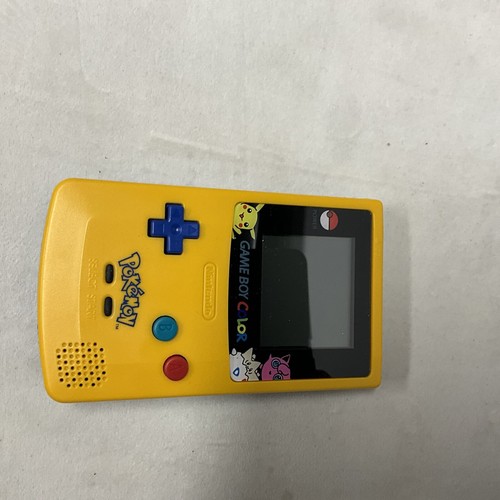 Pokemon Gameboy Color Special Pikachu Edition Nintendo GBC-001 Console ...
