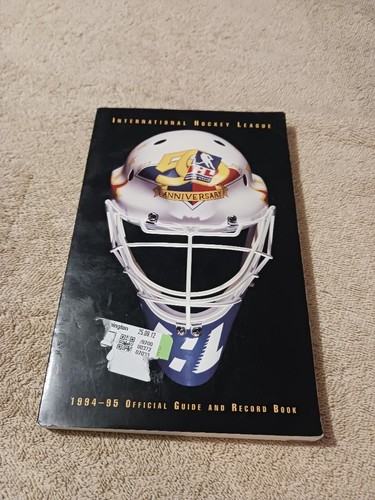 International Hockey League IHL 1994-1995 Guide Record Book Media | eBay