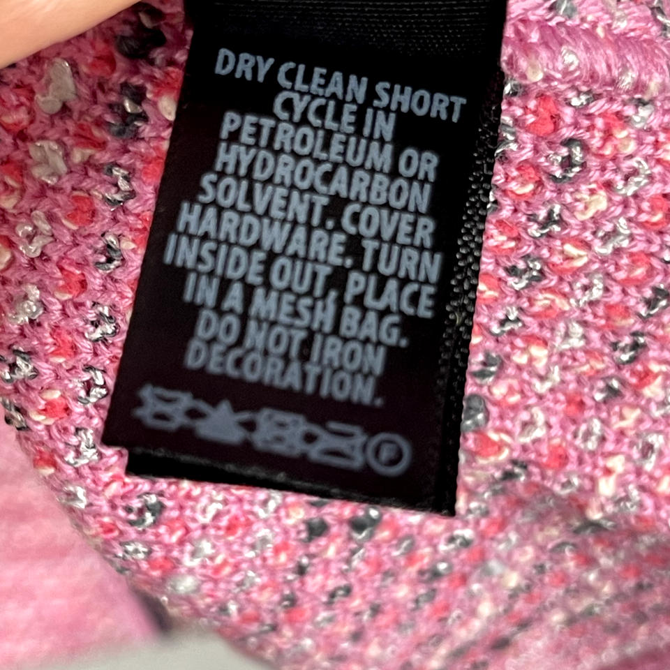 St John For Mary Kay Long Tweed Jacket Womens 0 Pink Wool Old Money ...