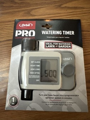 New Orbit Pro Contractor Grade 1-Port Programmable Watering Timer | eBay