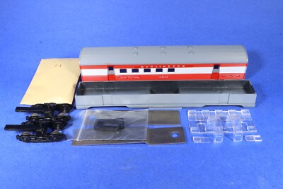 Athearn HO Scale Burlington Red White Gray Streamlined RPO Car Kit 0803 ...