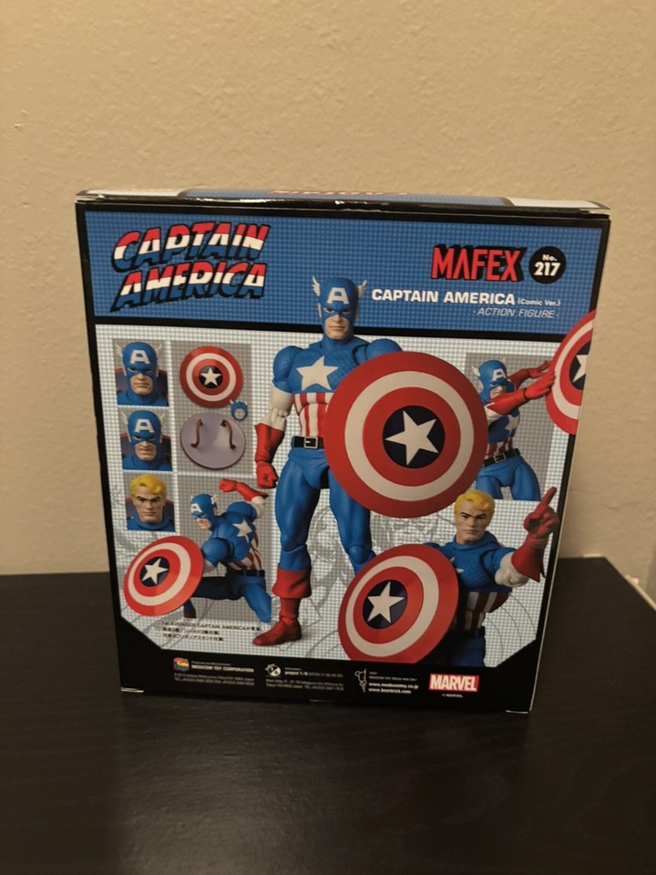 Marvel MAFEX No.217 Captain America (Comic Ver.) In Stock USED - READ ...