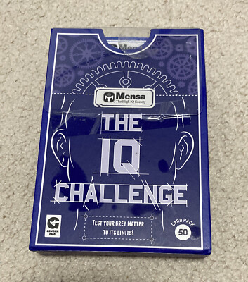Mensa The IQ Challenge Card Game Used VGC | eBay