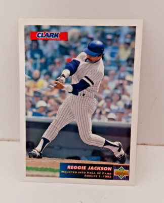 Reggie Jackson - 1993 Upper Deck Clark Bar Card # C-1 | eBay