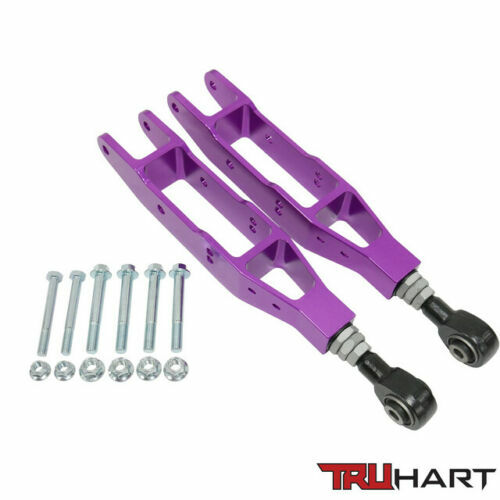 TruHart For 13-Up Subaru BRZ FRS WRX 86|Adjustable Purple Rear Lower ...
