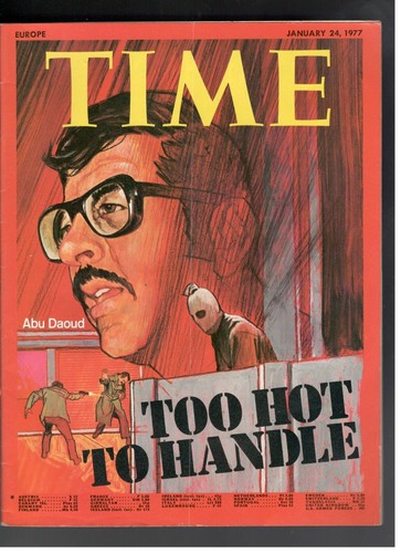 Time January 24, 1977 Kress Abu Daoud Terrorist Palituch Magazine ...