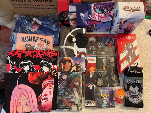 Bulk Lot of Anime Items from Loot Crate Shonen Jump Naruto Shirts ...