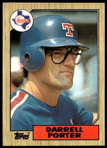 Darrell Porter Texas Rangers 1987 Topps Tiffany #689 | eBay