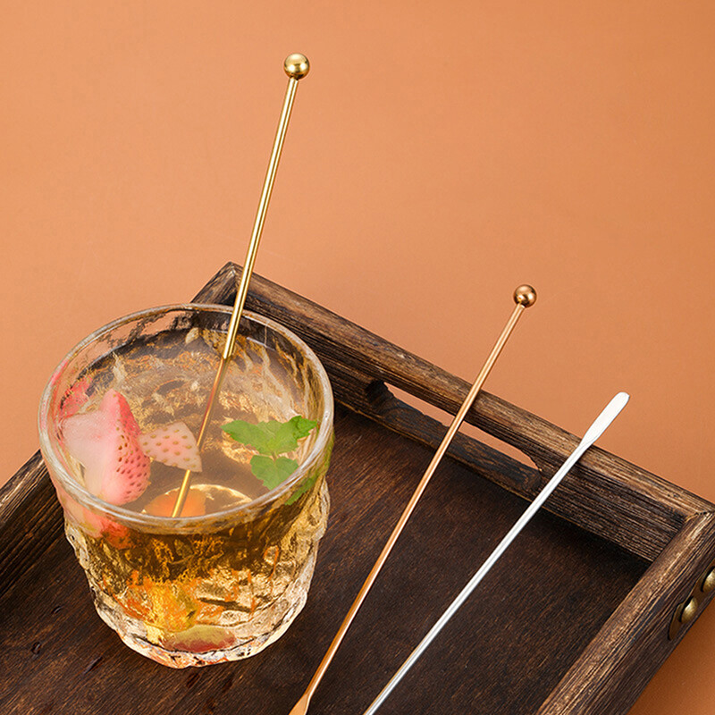 1Pc Stainless Steel Stirring Rod Bartender Stirrers Bar Kitchen ...