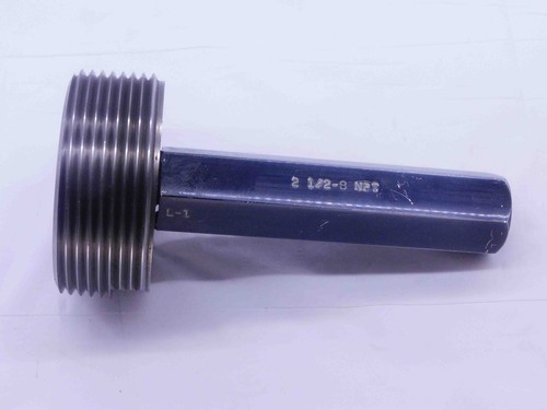 2 1/2 8 NPT L1 PIPE THREAD PLUG GAGE 2.5 2.50 2.500 2.5000 N.P.T ...