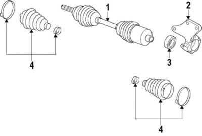 C9741-ET00J Nissan Dust boot kit-repair, inner C9741ET00J, New Genuine ...