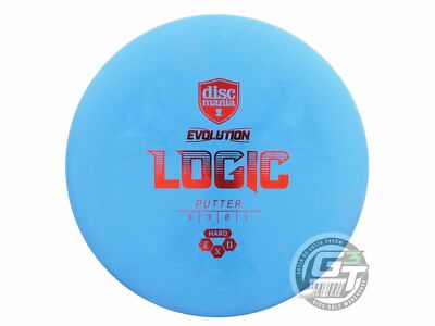 NEW Discmania Evolution EXO Hard Logic 173g Blue Red Foil Putter Golf Disc | eBay