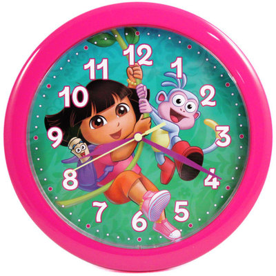Dora the Explorer Analog 10" Round Wall Clock Kids Girls Gift Room ...