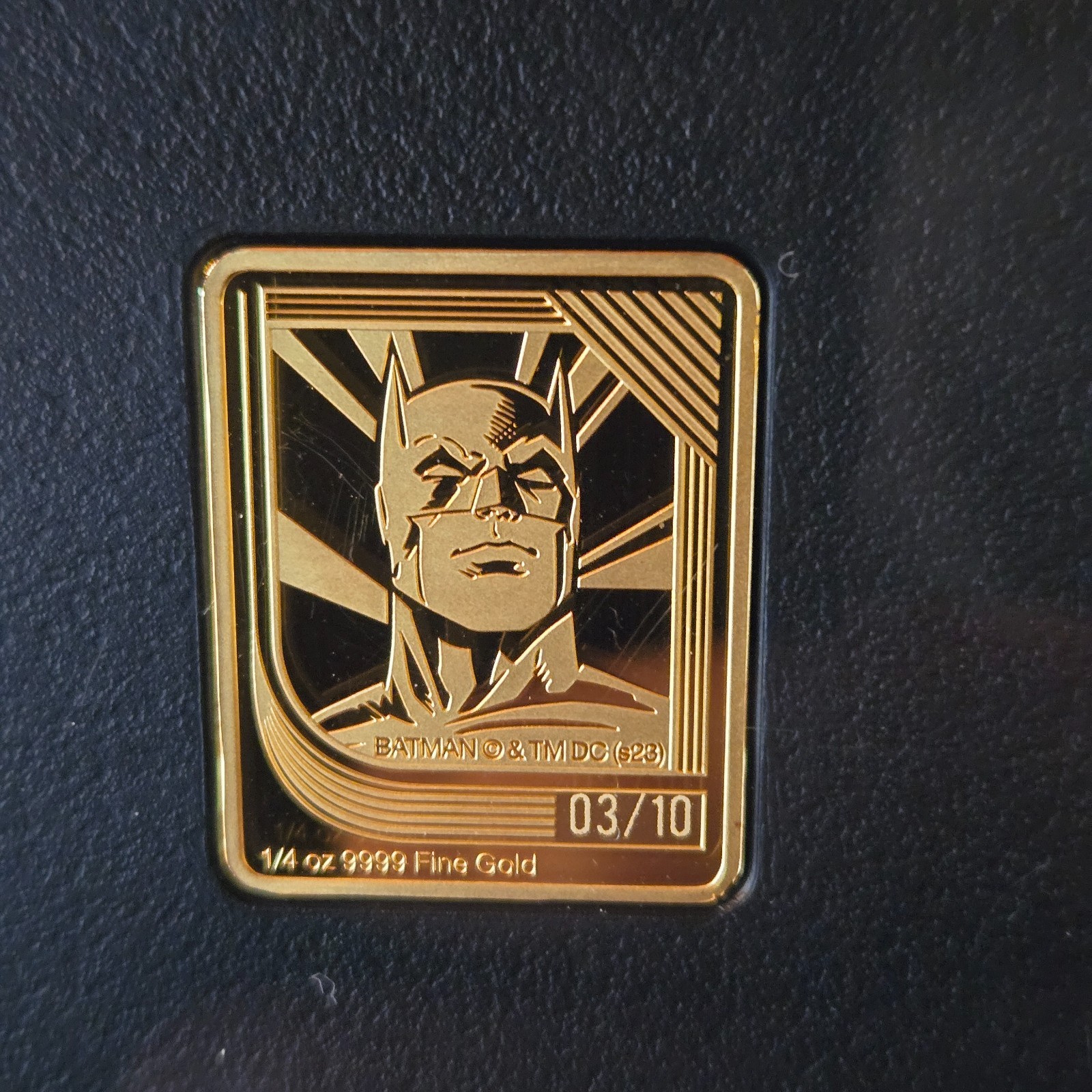 2023 DC Comics trading coins Batman 03/10 onyx 1/4oz Gold LOW NUMBER | eBay