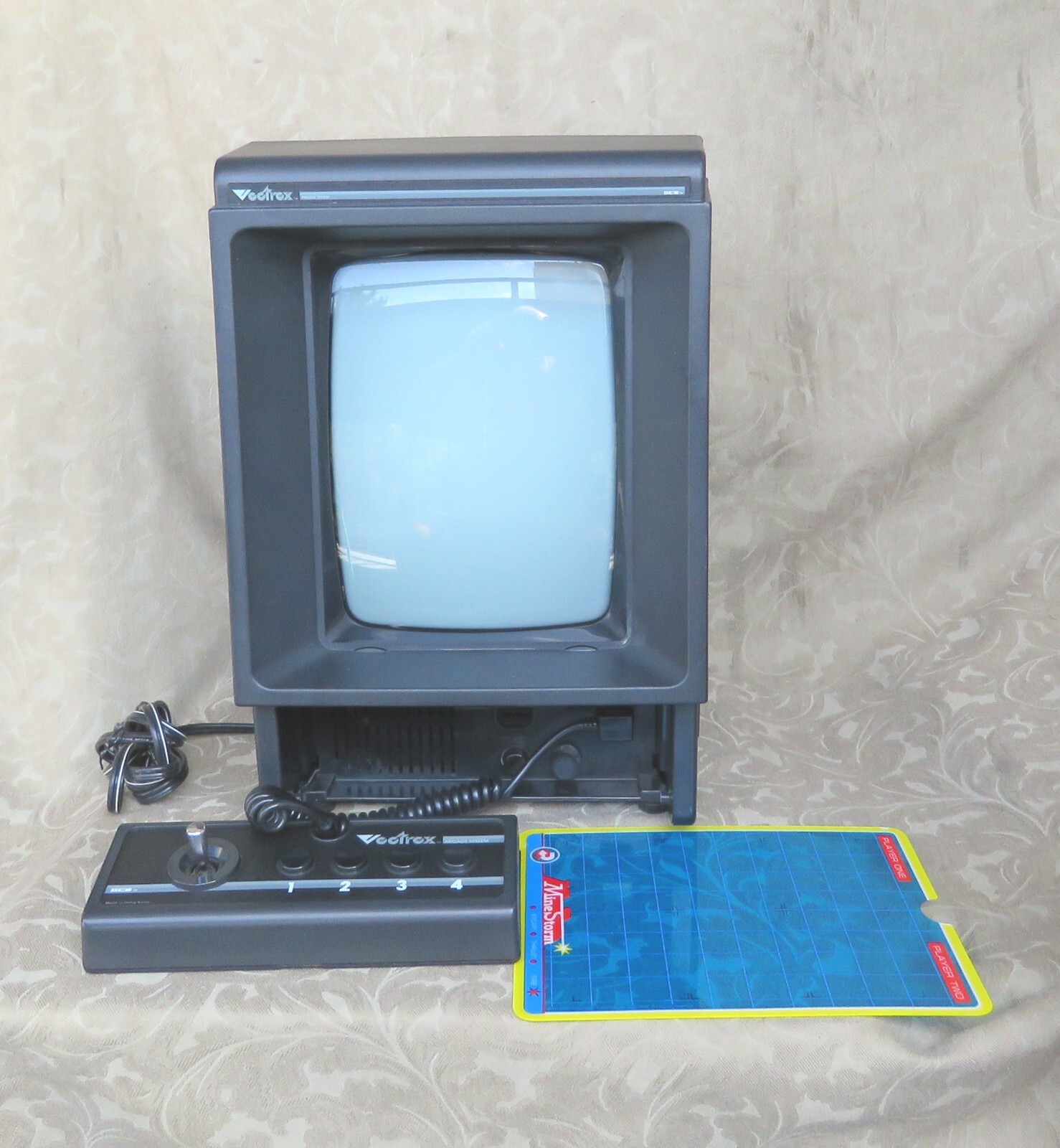 1982 VECTREX ARCADE SYSTEM CONSOLE HP 3000 MINESTORM VIDEO GAME ...